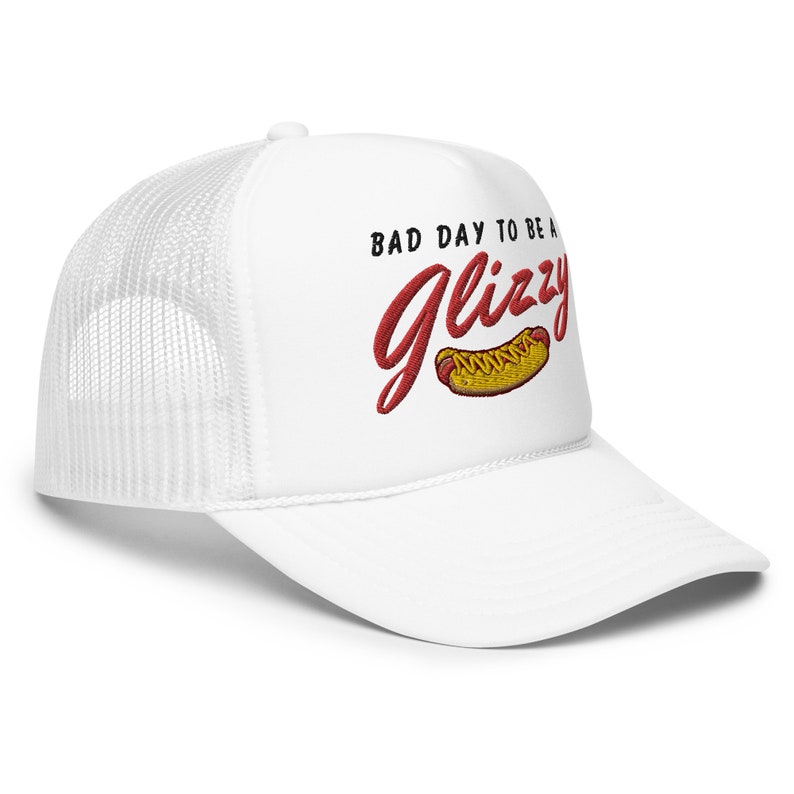 Funny Hot Dog Trucker Hat, Bad Day to Be A Glizzy Hat, Fourth of July ...