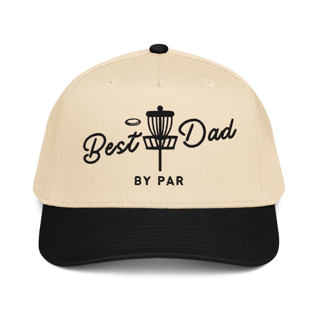 Frisbee Golf Hat, Best Dad by Par Hat, Disc Golf Dad Hat, Father's Day ...