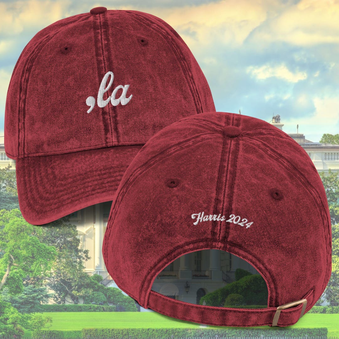 Kamala Harris Hat, ,la Hat, Comma La Hat, Harris 2024, Kamala 2024 ...