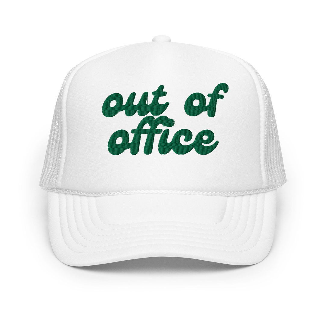 Out of Office Trucker Hat, Vacation Hat, Party Hat, Vacation Mode, OOO ...