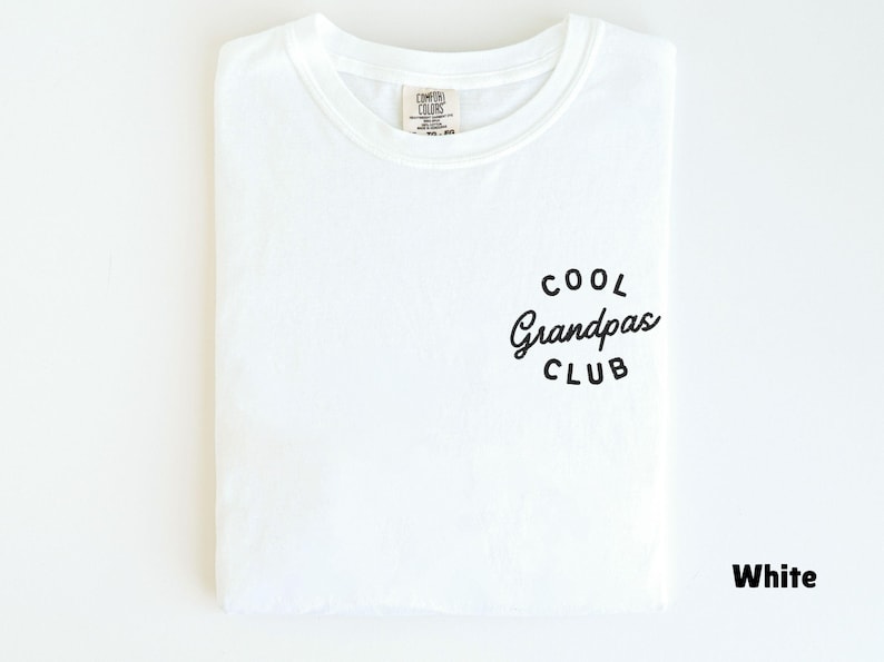 Embroidered Comfort Colors Cool Grandpas Club Shirt, Pregnancy ...