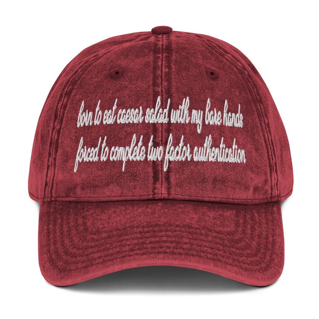 Unhinged Hats, Funny Meme Hat, Funny Embroidered Hat, Funny Dad Hat ...
