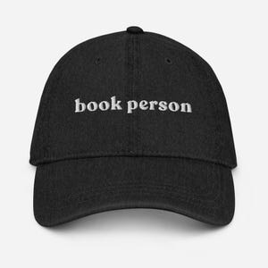 Book Person Hat, Book Person, Book Personality, Bookish Hat, Book Club ...