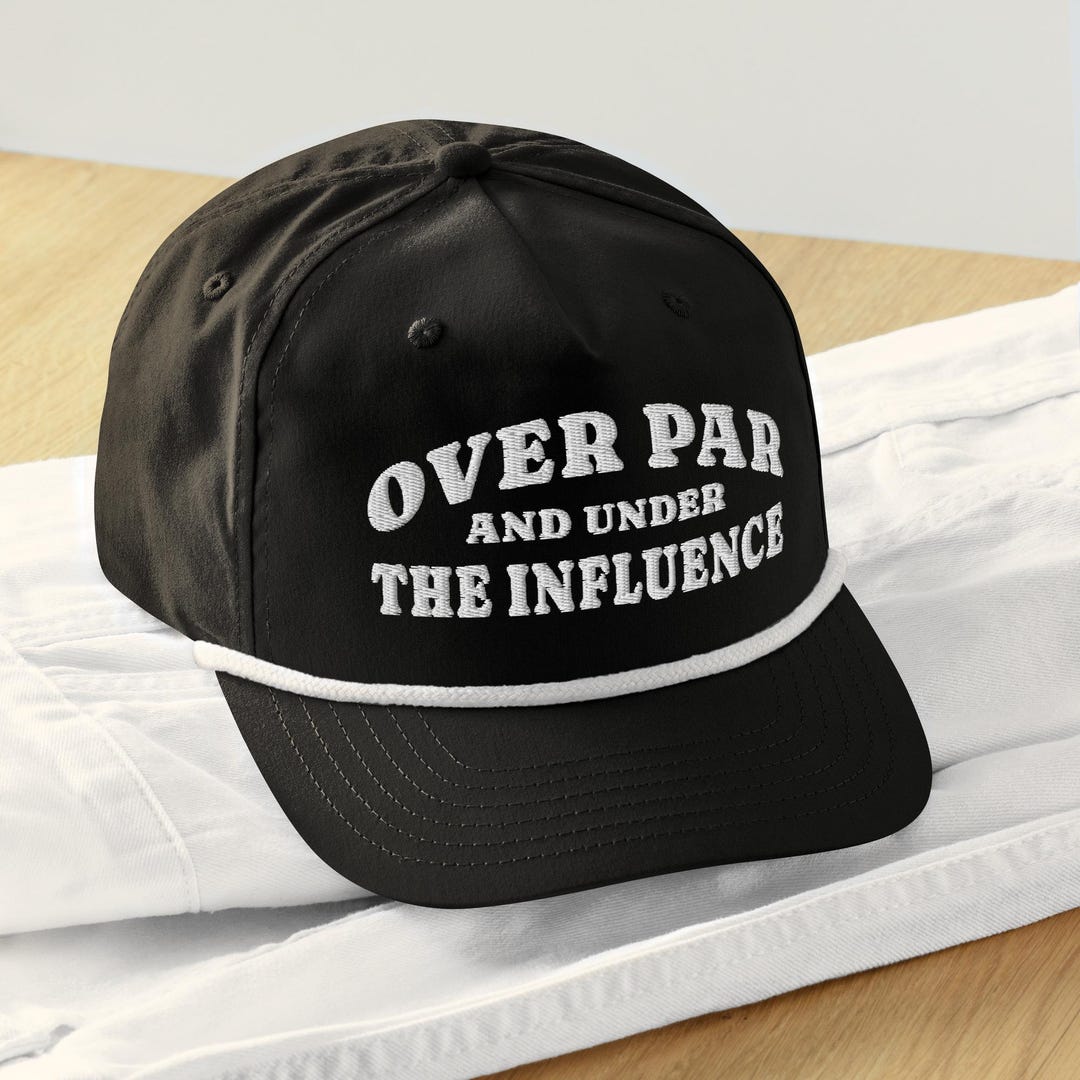 Embroidered Golf Hat, Funny Golf Rope Hat, Golf Bachelor Party Hats ...
