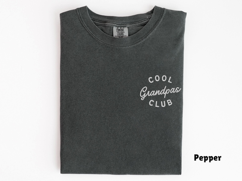 Embroidered Comfort Colors Cool Grandpas Club Shirt, Pregnancy ...
