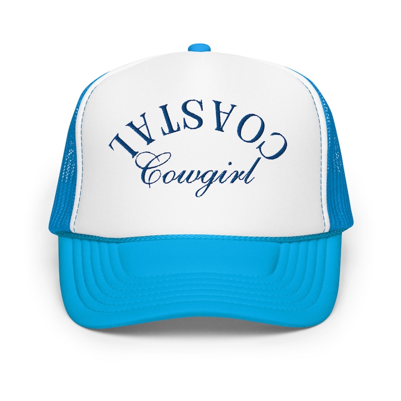 Coastal Cowgirl Hat, Coastal Cowgirl Trucker Hats, Upside Down Text ...