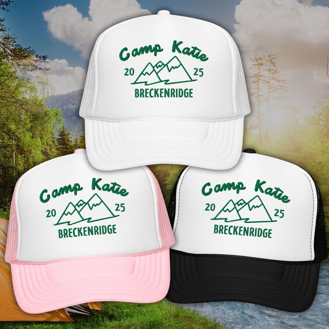 Camp Bachelorette Hat, Personalized Embroidered Bachelorette Hats, Camp ...