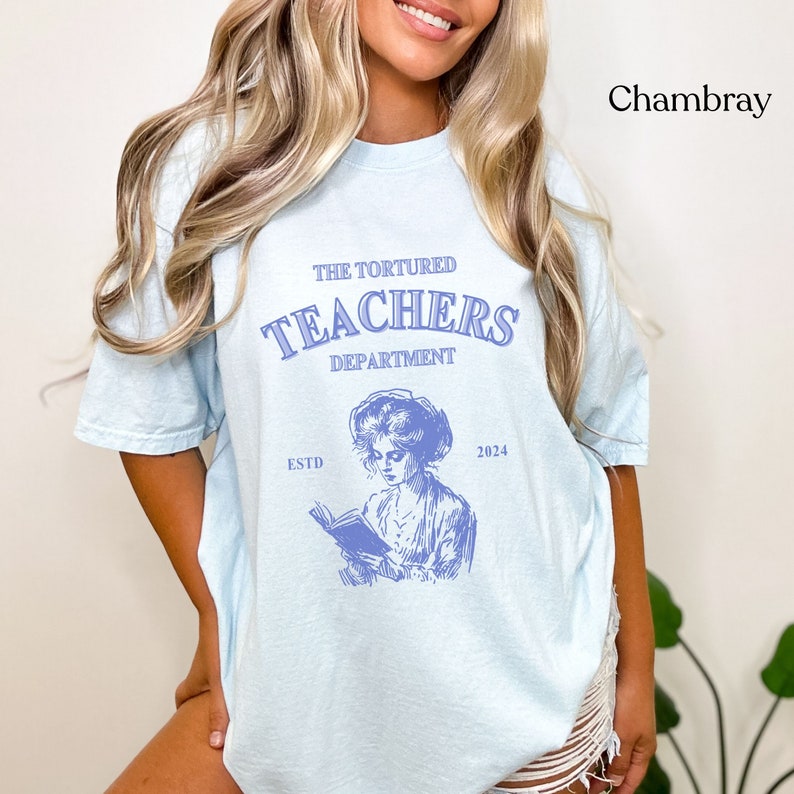 Comfort Colors Tortured Teachers Department Shirt, Funny Teachers Shirt ...