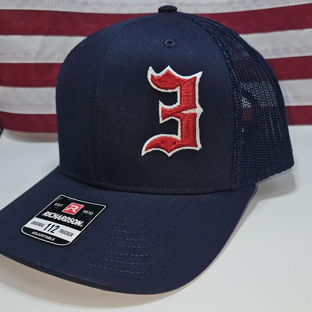 Custom Firefighter Hat With Puffed (raised) Numbers, Old English ...