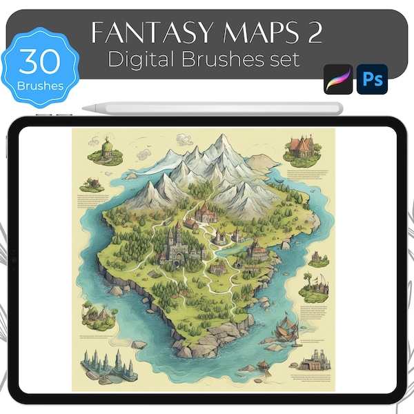 Fantasy Maps - Etsy
