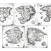 Fantasy Maps 1 - Digital Brushes Set for Procreate and Photoshop - Etsy