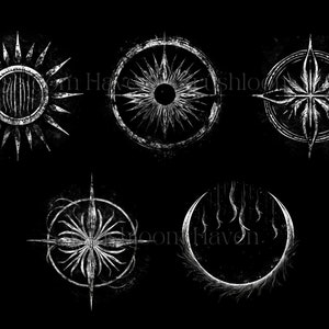Occulta Glyphs - Digital Brushes Set for Procreate and Photoshop - Etsy