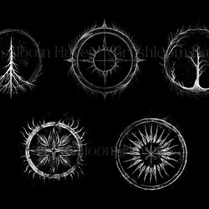 Occulta Glyphs - Digital Brushes Set for Procreate and Photoshop - Etsy