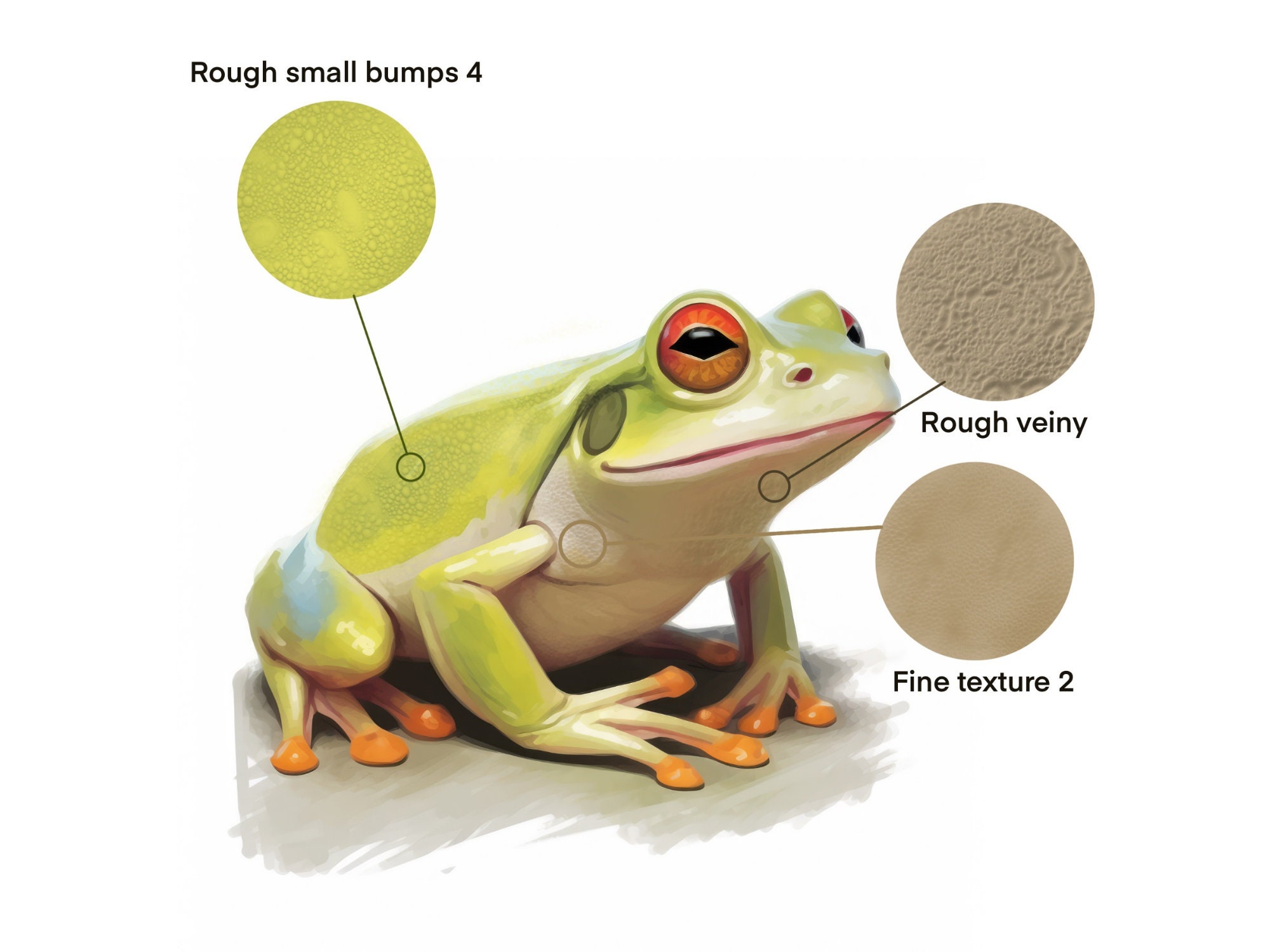 Amphibian Skin Textures - Digital Brushes Set for Procreate and ...