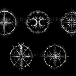 Occulta Glyphs - Digital Brushes Set for Procreate and Photoshop - Etsy