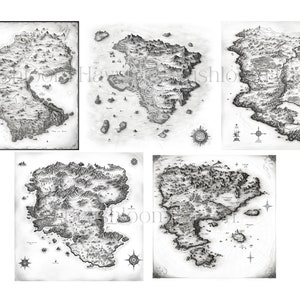 Fantasy Maps 1 - Digital Brushes Set for Procreate and Photoshop - Etsy