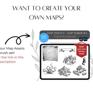 Fantasy Maps 1 - Digital Brushes Set for Procreate and Photoshop - Etsy