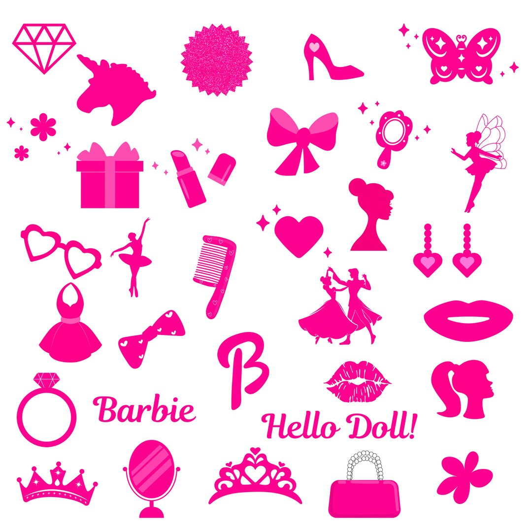 32 Barbi Svg, Png, Retro Barb Svg, Babe Svg, Dolly Png, Svg Bundle ...