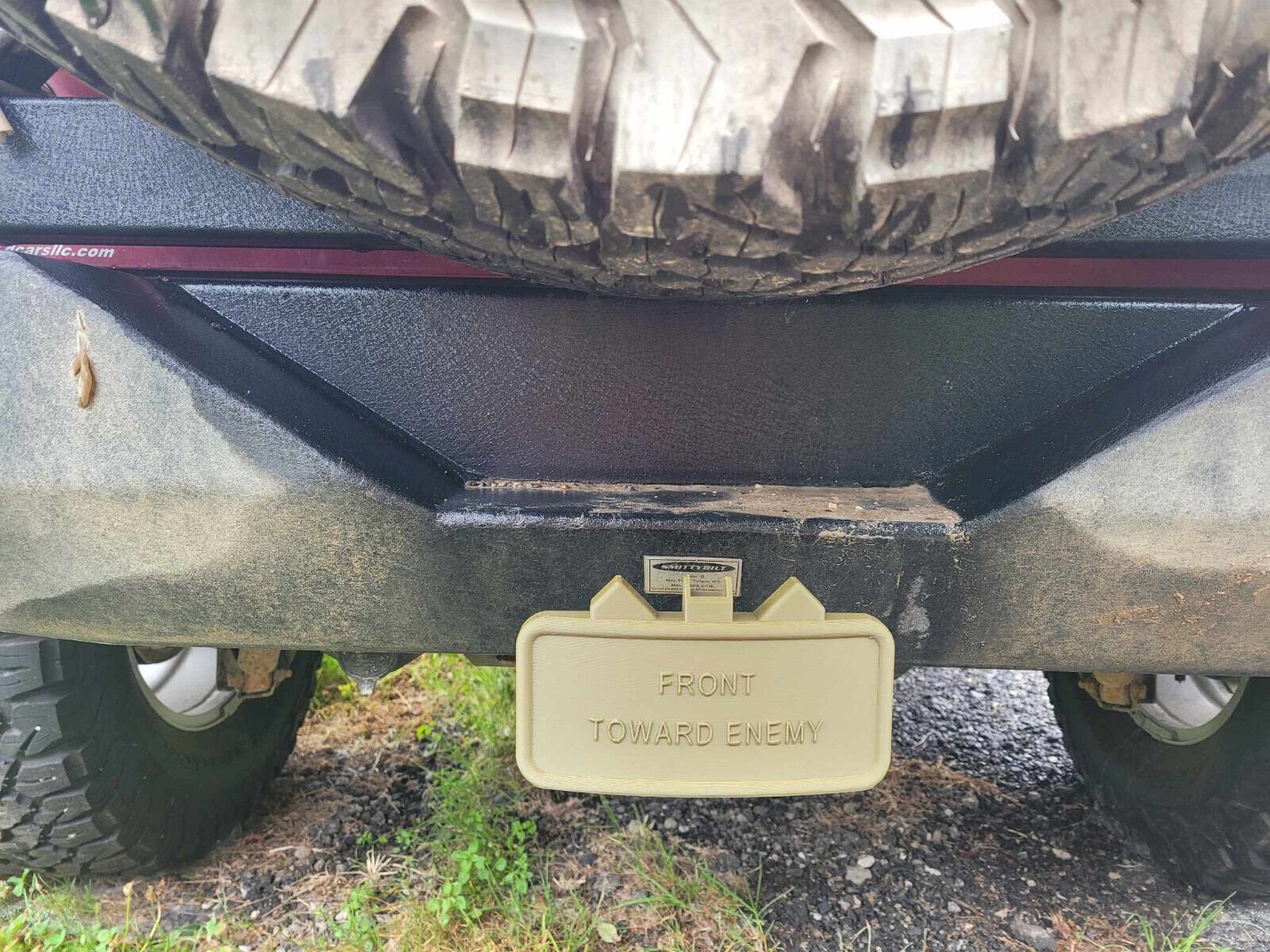 Claymore Mine Trailer Hitch Cover for 2" Trailer Hitches -- Anti ...