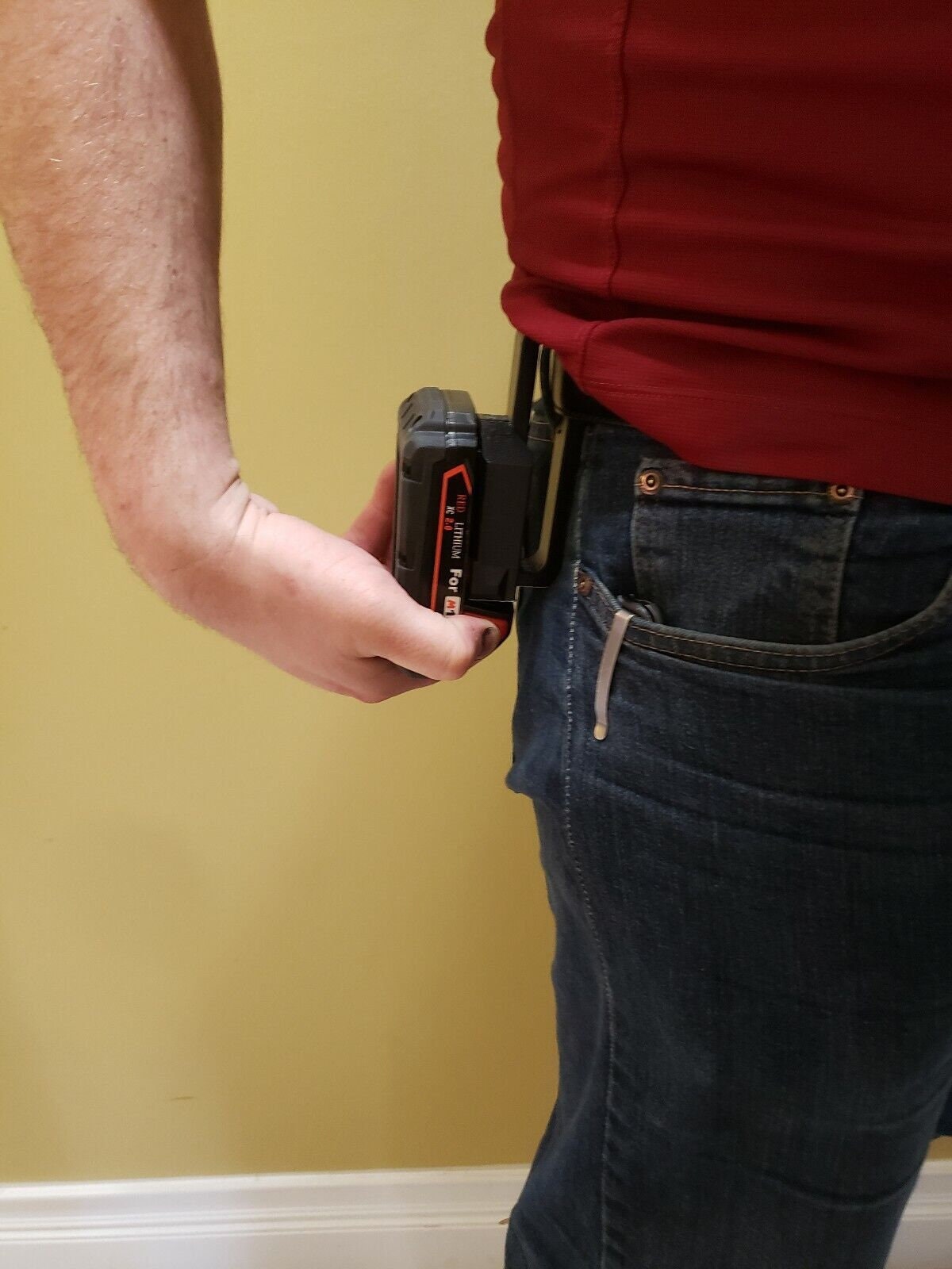 Power Tool - Tool Belt Battery Holder - Etsy