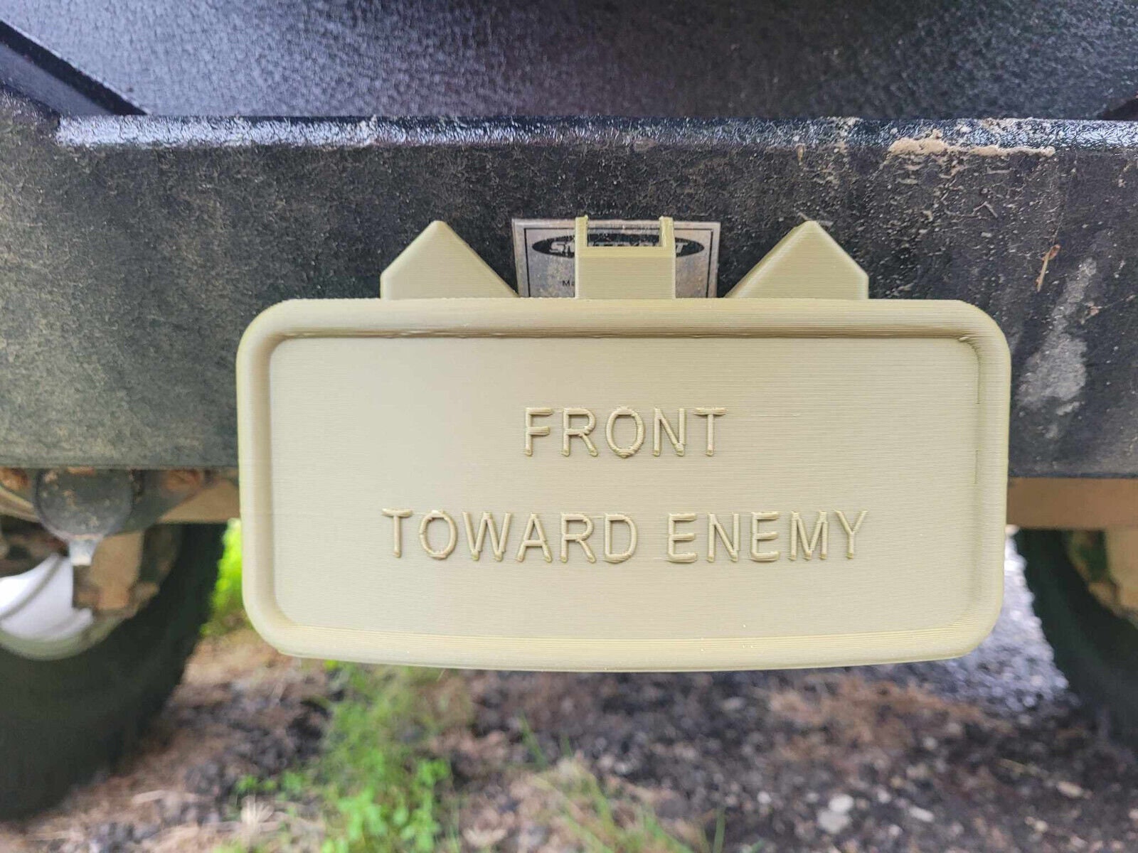 Claymore Mine Trailer Hitch Cover for 2" Trailer Hitches -- Anti ...