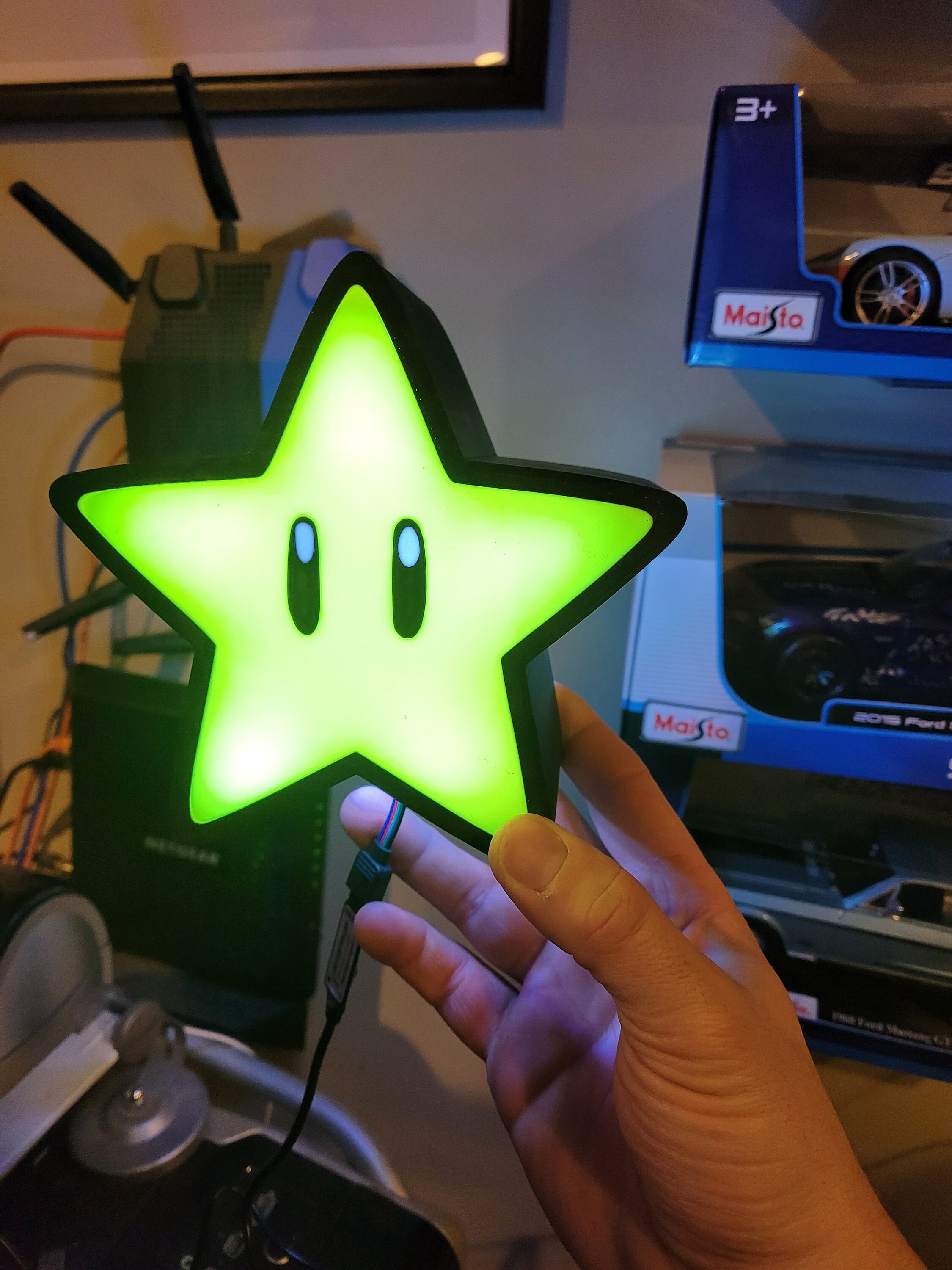Super Mario Brothers Table Top Night Light - Etsy