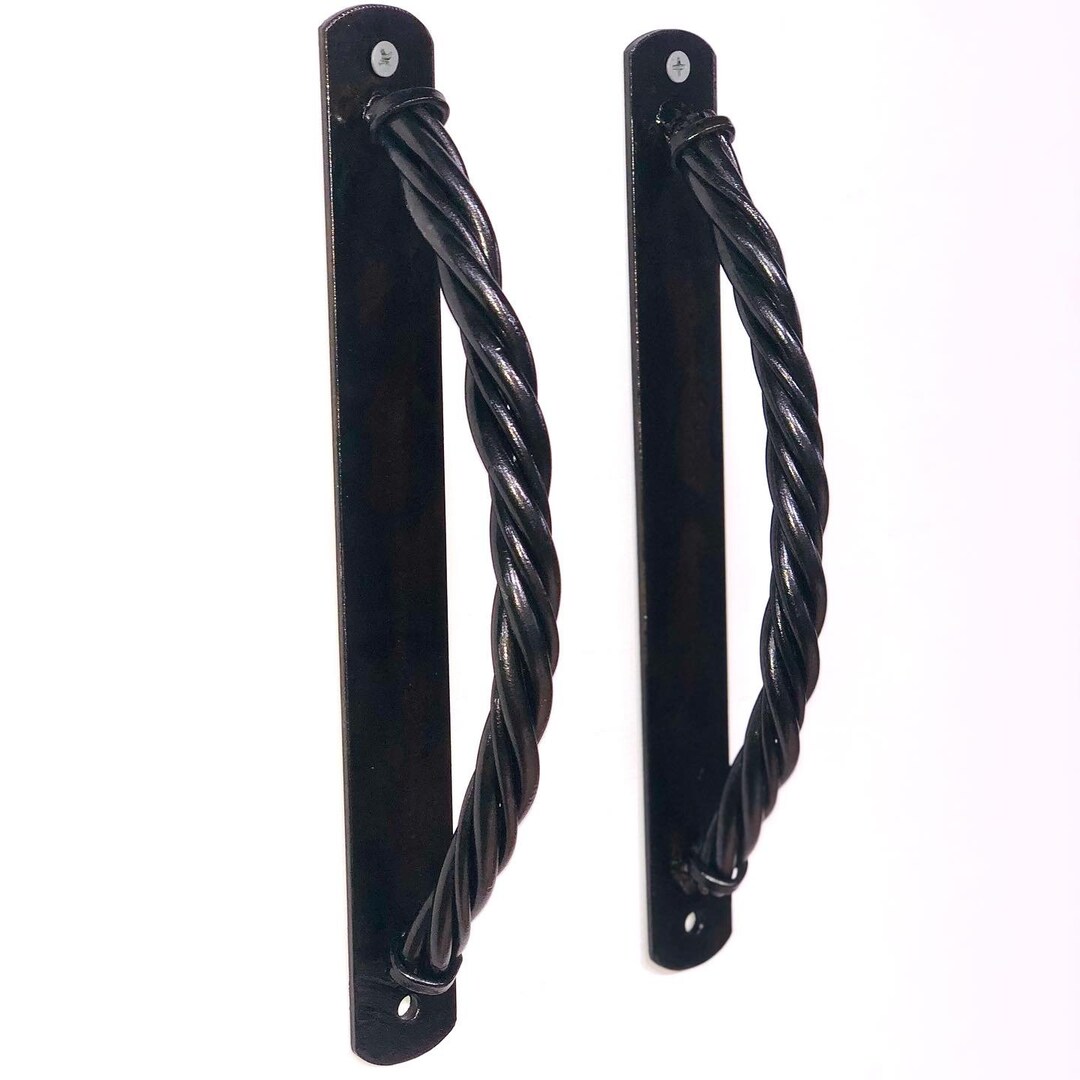 2 Twisted Door Handles - Etsy