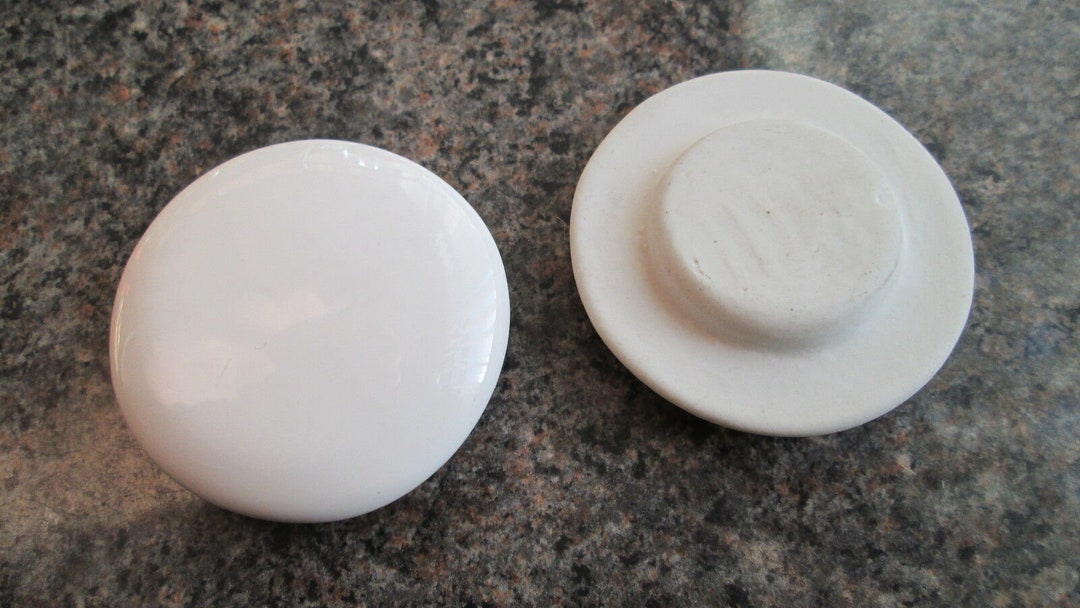 Ceramart Uk White Ceramic Sink Tap Hole Blanking Cover Disc Stopper ...