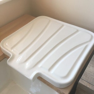 Ceramic Draining Board for Belfast Butler Sink -white Ceramic Drainer ...