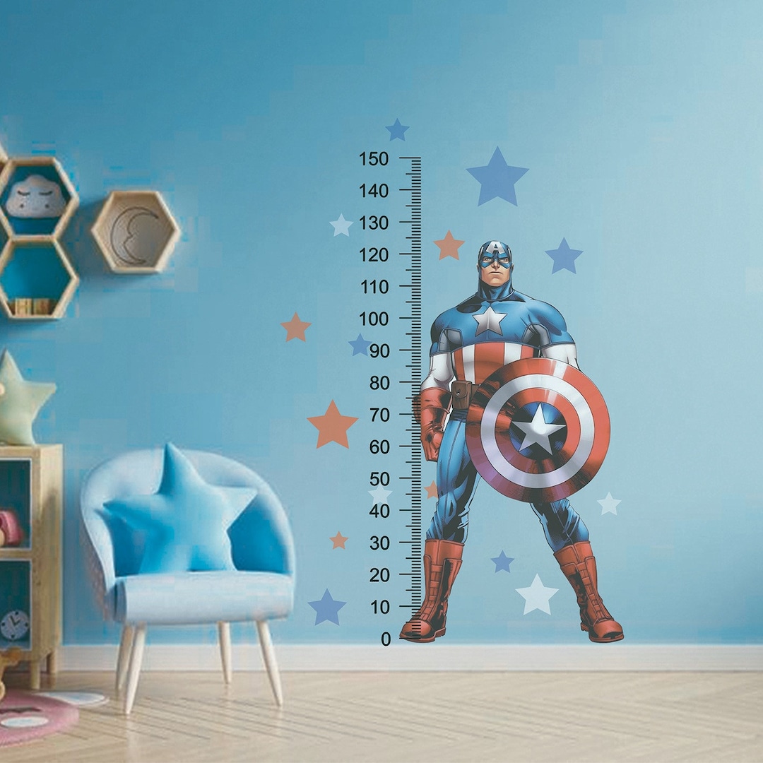 Adhesive Vinyl Height Label for Children's Rooms, Stickers to Measure ...