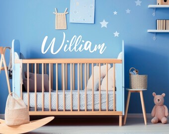 Personalized Wall Decal. Child's Name Decal. Vinyl Sticker With Child's ...
