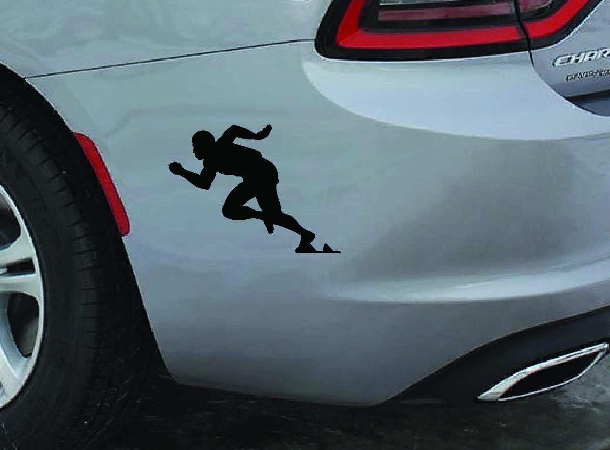 Running Track and Field Decals - Etsy