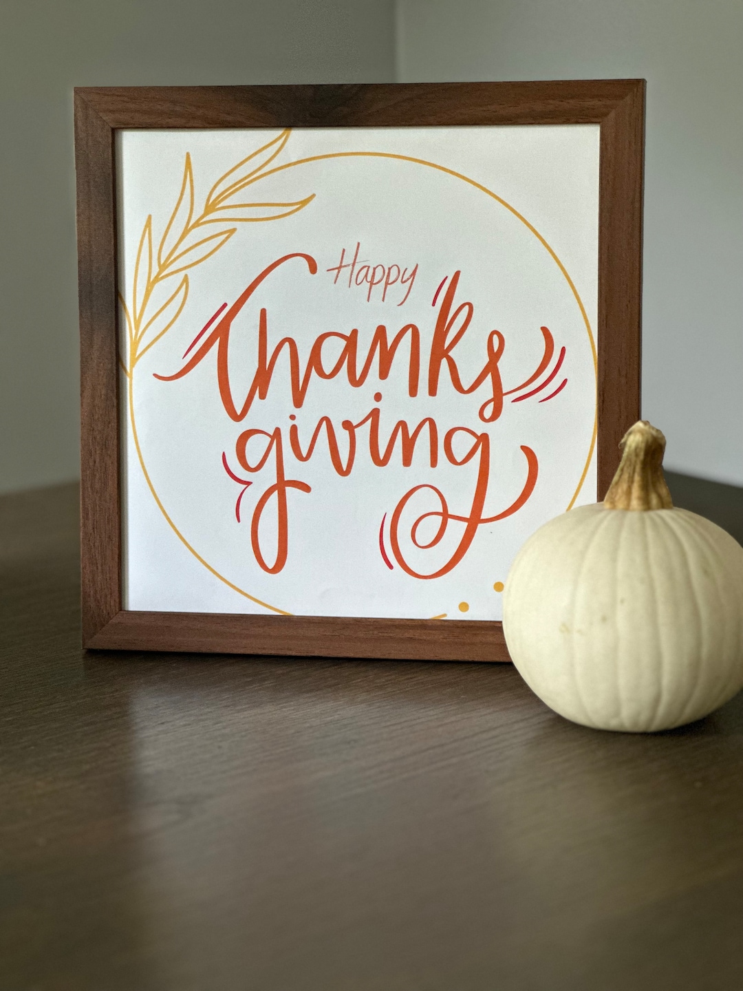 Happy Thanksgiving Sign, Thanksgiving Decor, Printable - Etsy