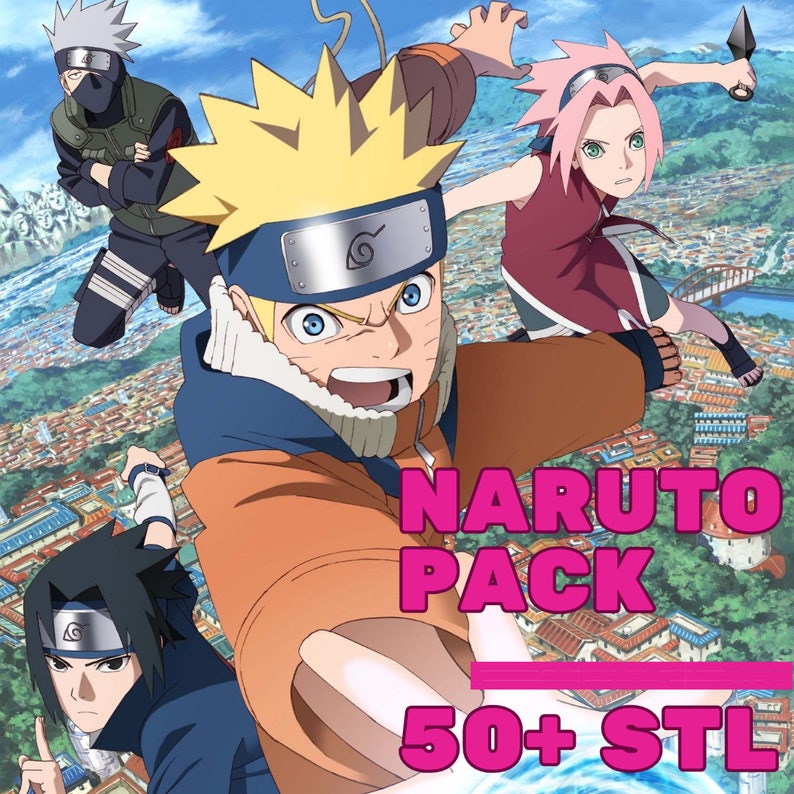 Anime Stl File Pack for 3D Printing - Etsy Australia