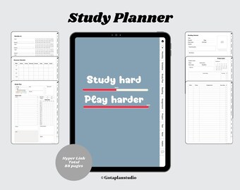Study Planner - Etsy