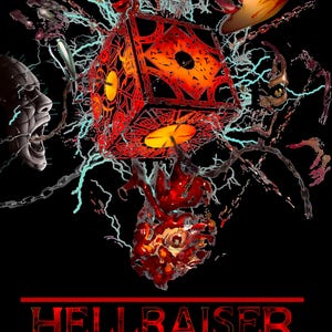 NEW! Hellraiser "no Background T-shirt Art Collage" -this Image is ...