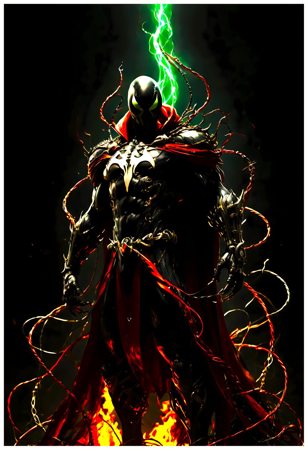 Spawn Art Portrait 10000 X 16000 Pixels 32 Bit 200DPI. 1 PDF Digital ...