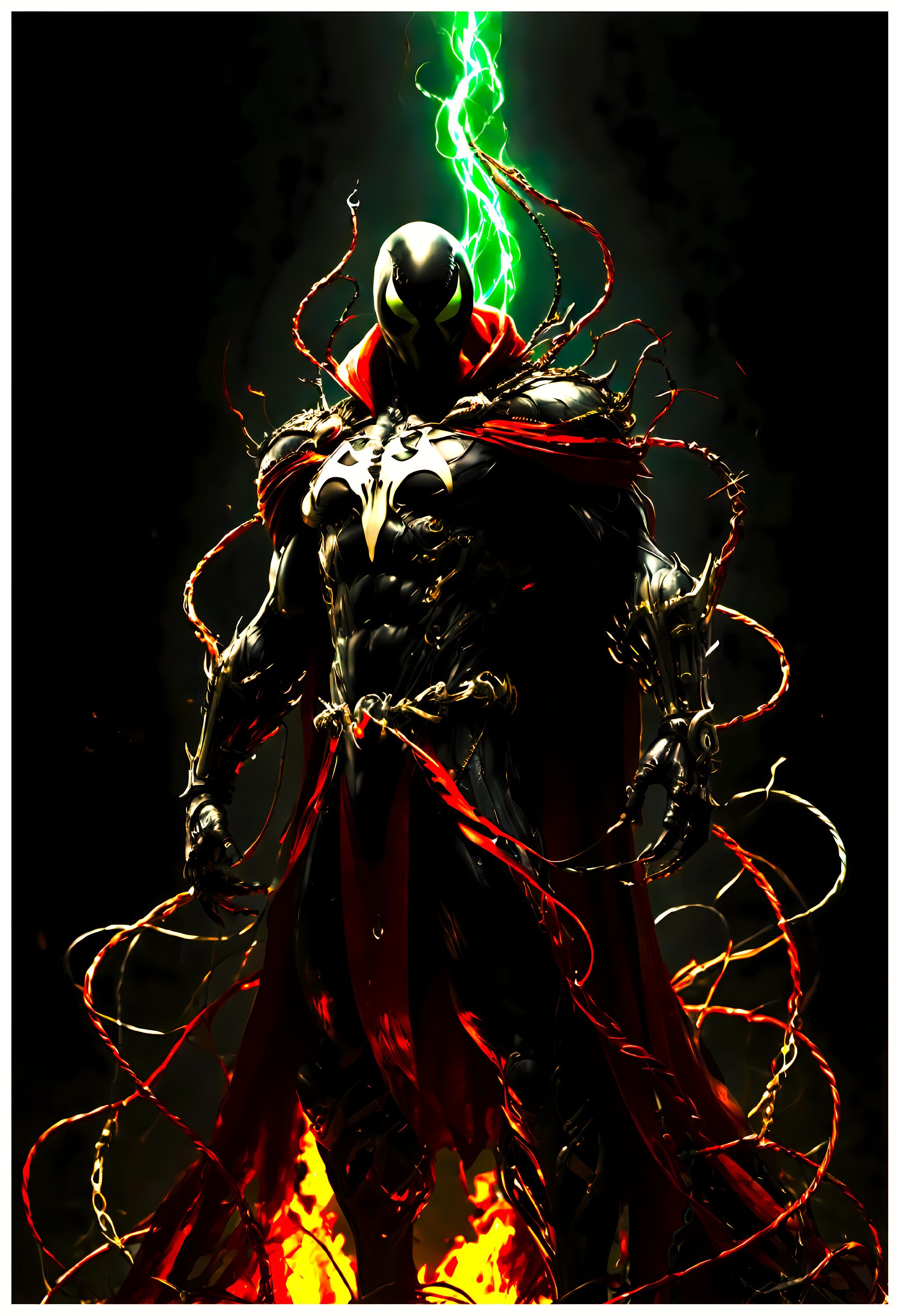 Spawn Art Portrait 10000 X 16000 Pixels 32 Bit 200DPI. 1 PDF Digital ...