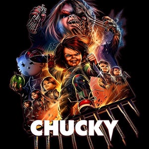 80's Horror Icons - Chucky / Childs Play - "no Background" T-shirt ...