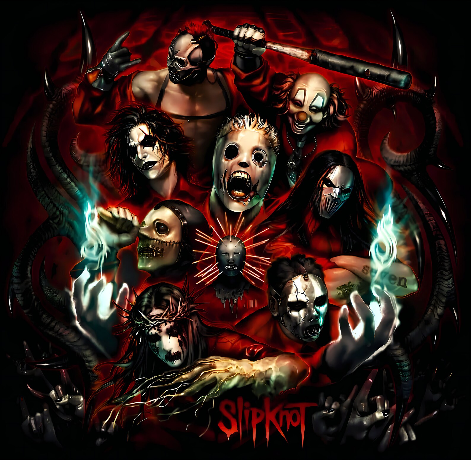 Metal Icons Series 1 - SLIPKNOT! All Photos Are Suitable for Prints of ...