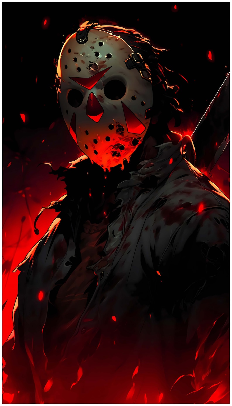 Jason Voorhees - Anime Art - 12600 X 22222 Pixels - 24 Bit - 300DPI ...