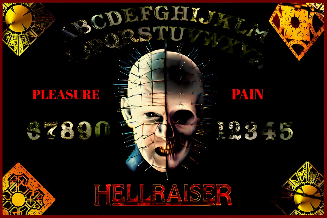 New! Hellraiser "pinhead" Spirt Board/ouija Board. 5 PDF Digital ...