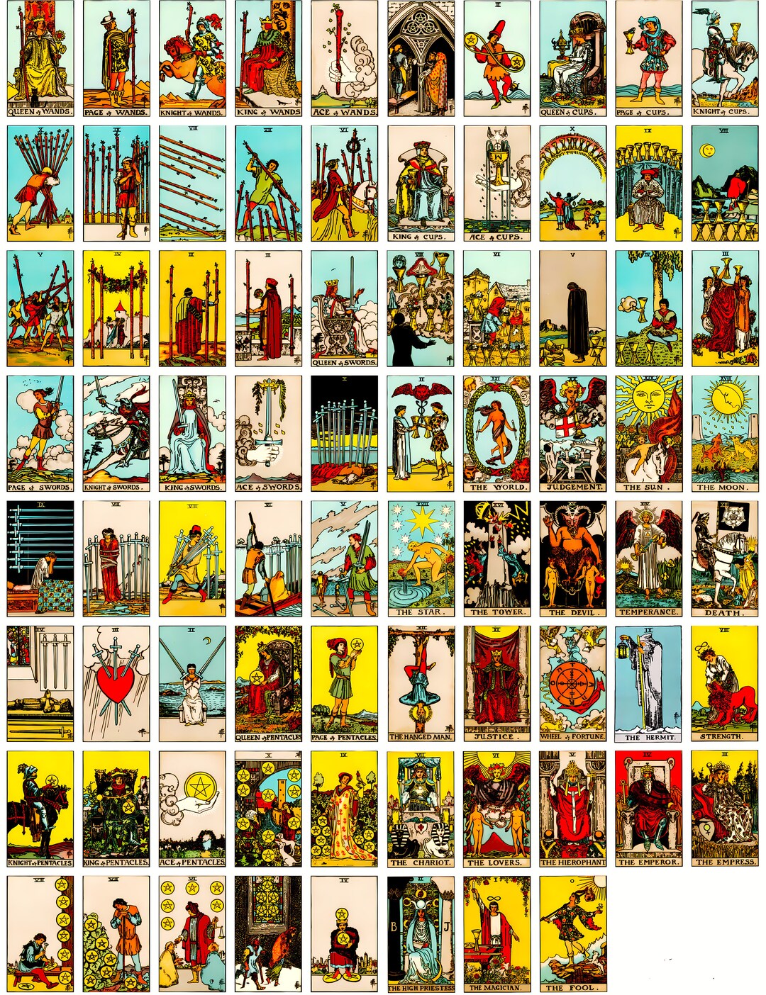 Standard Rider waite 78 Card Tarot Deck Best Deck On Etsy 12300x16000 Standard Rider waite 78 Card Tarot Deck Best Deck On Etsy 12300x16000