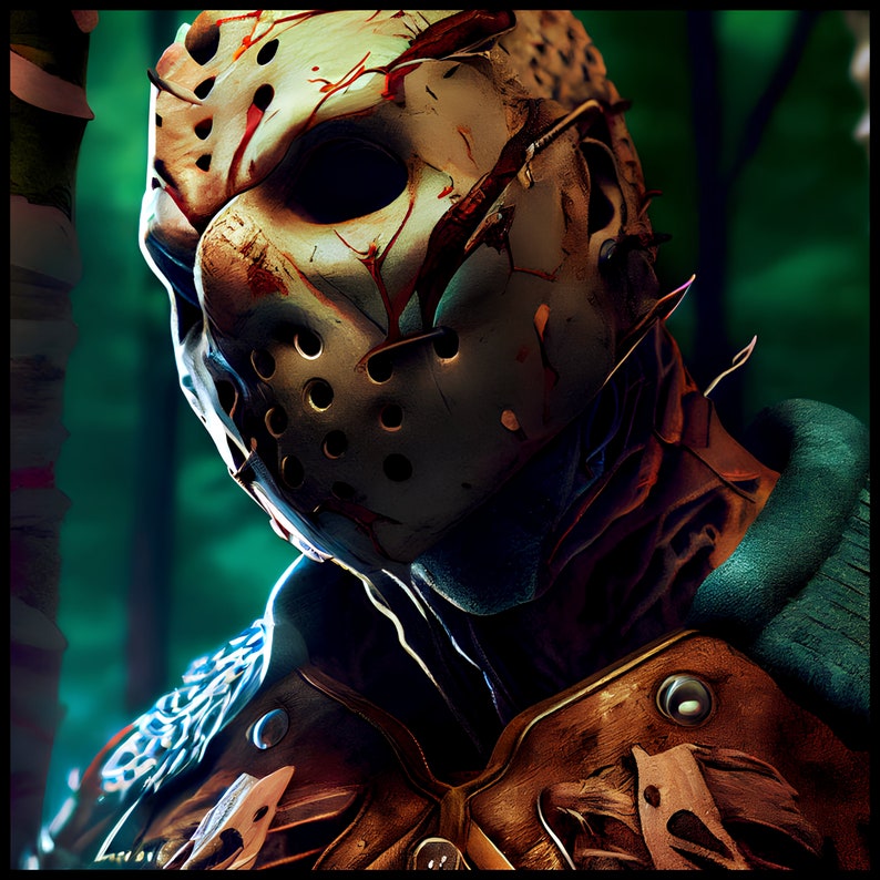 Jason Voorhees Concept Art Series 5 PDF Digital Downloads. Great for ...