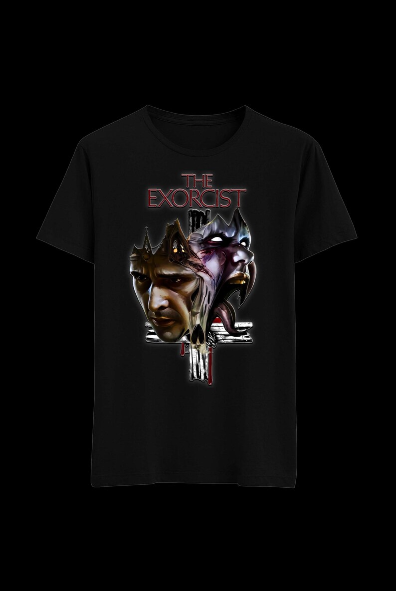 Horror Icons - the Exorcist -t-shirt Artwork-can Be Used for Anything ...