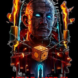 Hellraiser 3 - No Background Image - Great for T-shirts - 2 PNG Digital ...