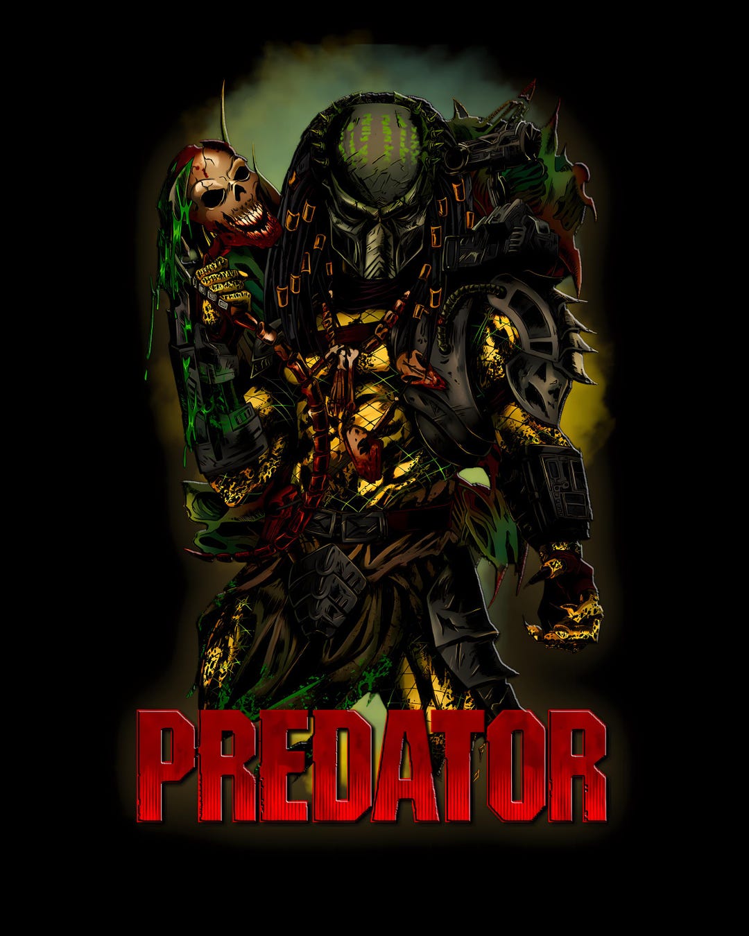 Predator - No Background Image - Made With T-shirts in Mind - 1 PNG ...