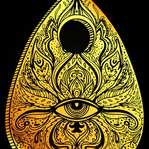 Beautiful Weathered Spirit Board & Planchettes. 1 - PDF With 2 Versions ...