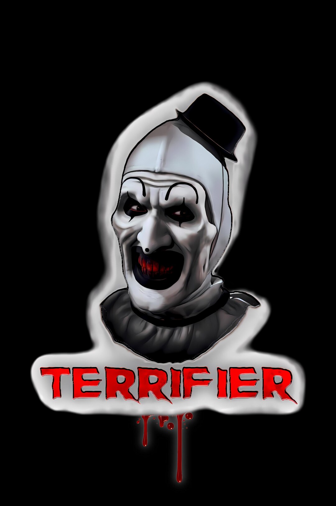Horror Icons terrifier T-shirt Art 2 PNG Digital Downloads Great for ...