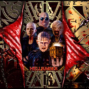 Hellraiser Universe Collage Custom Creation Permission Needed to Resell. 3 PDF Digital Downloads ...